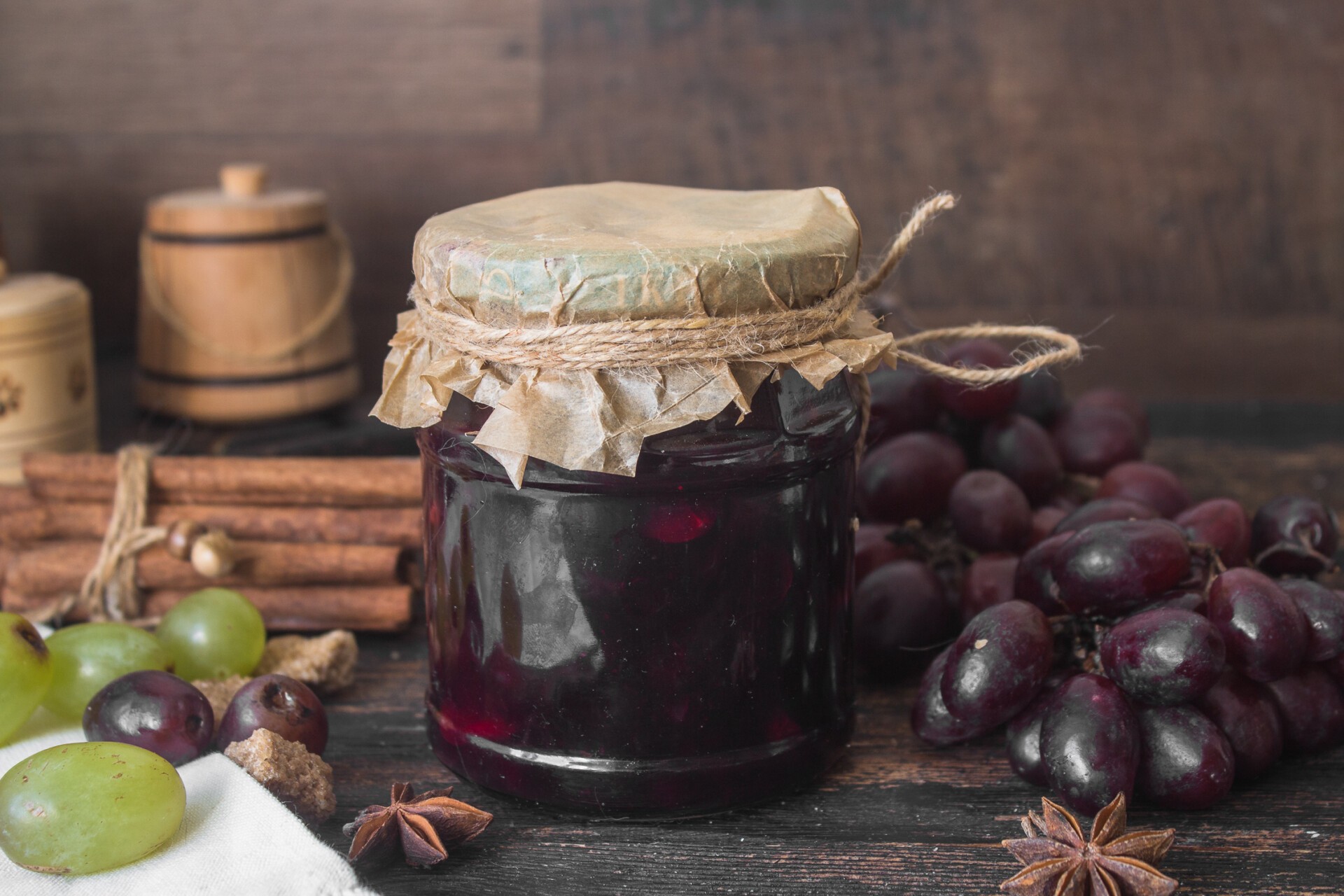 Варенье из винограда с корицей и анисом, пошаговый рецепт с фото